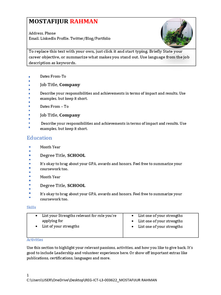NSDA Level-3 Job 1 Suggestion | PDF