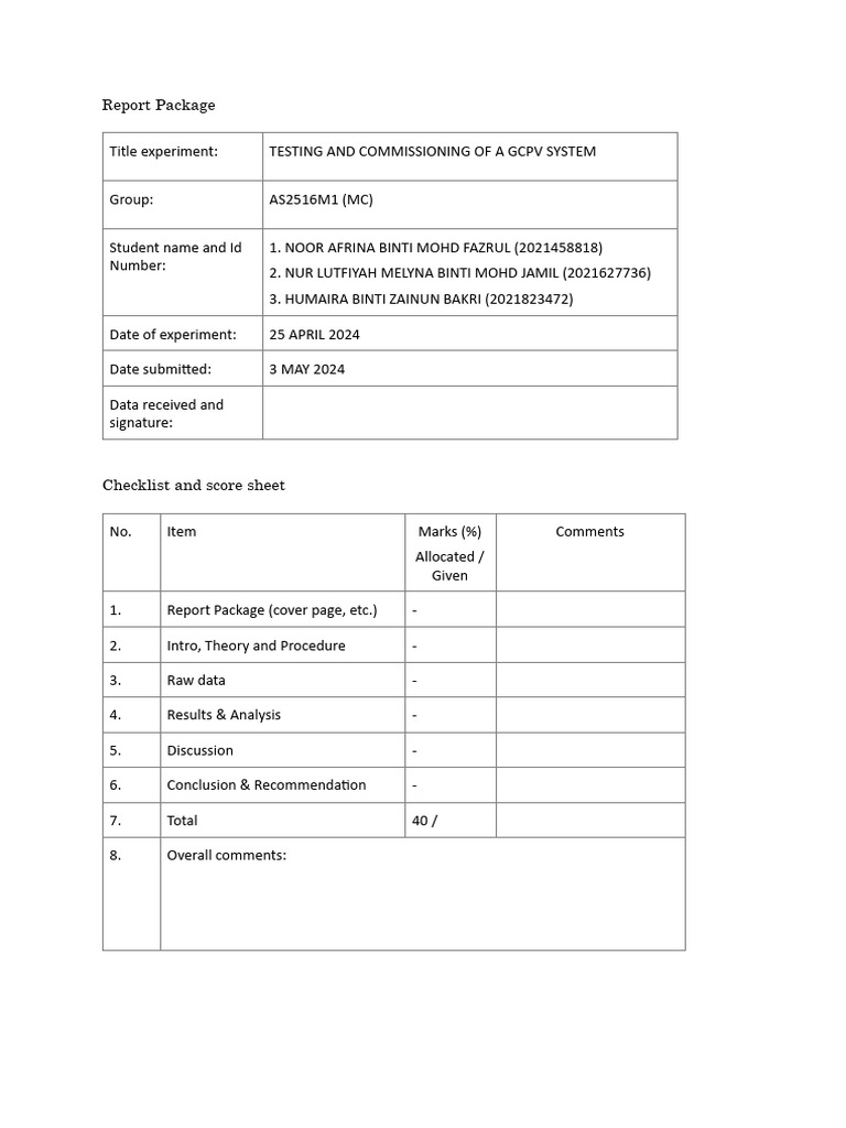 Report Package Exp 7 | PDF