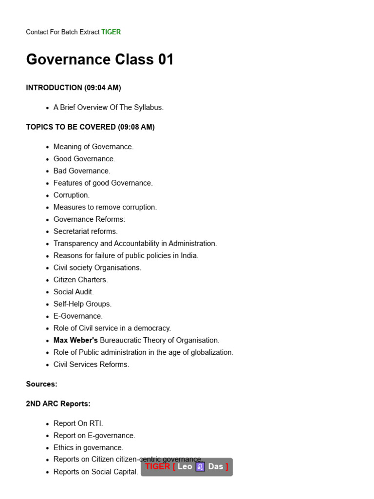 Governance | PDF | Governance | Political Corruption