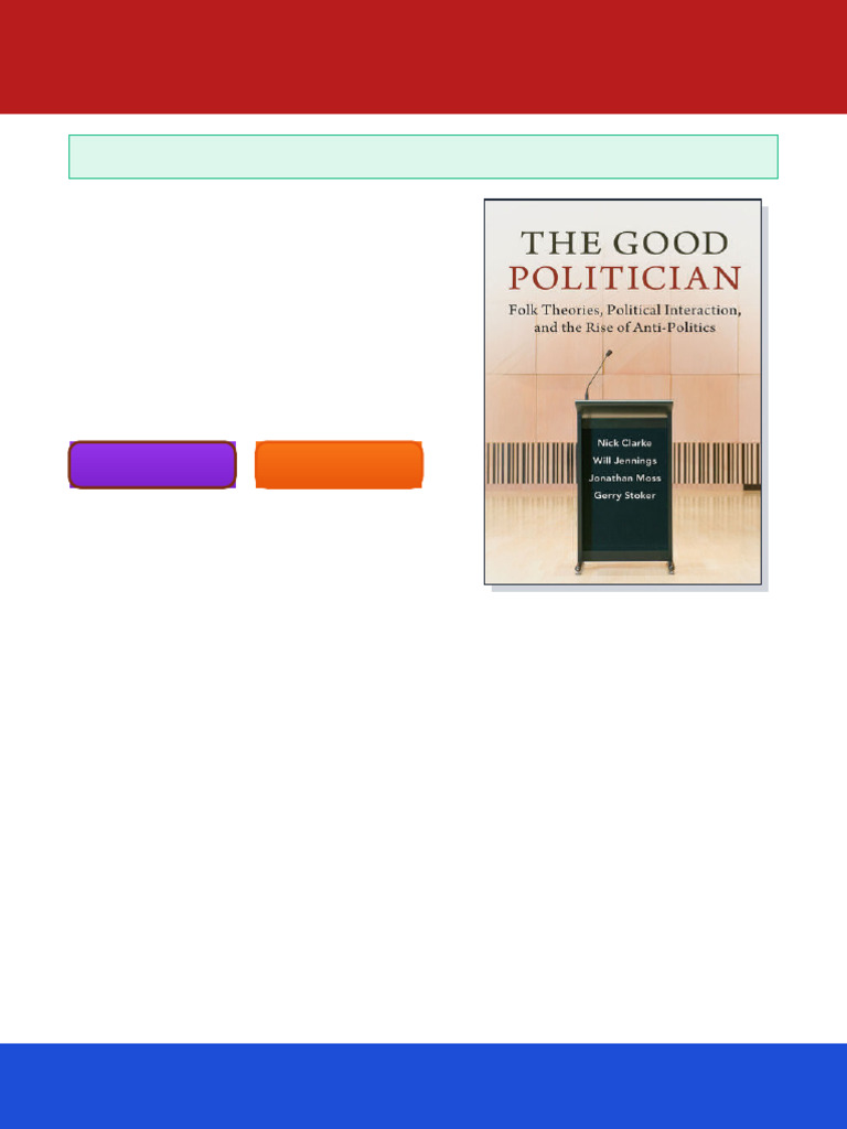 The Good Politician Folk Theories Political Interaction and The Rise of ...