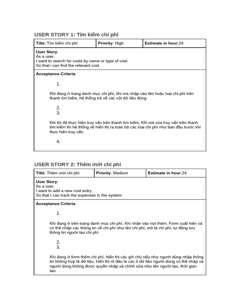 User Story | PDF
