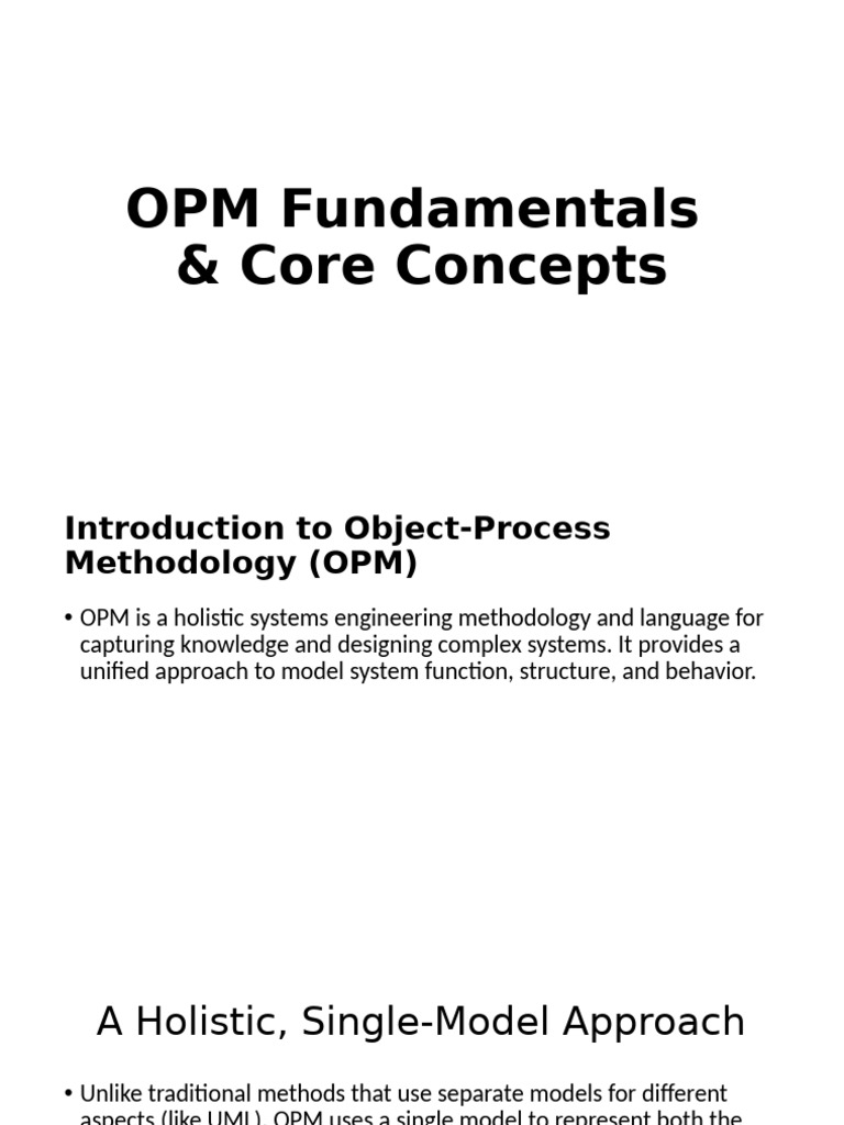 Introduction to Object-Process Methodology | PDF | Cognitive Science ...