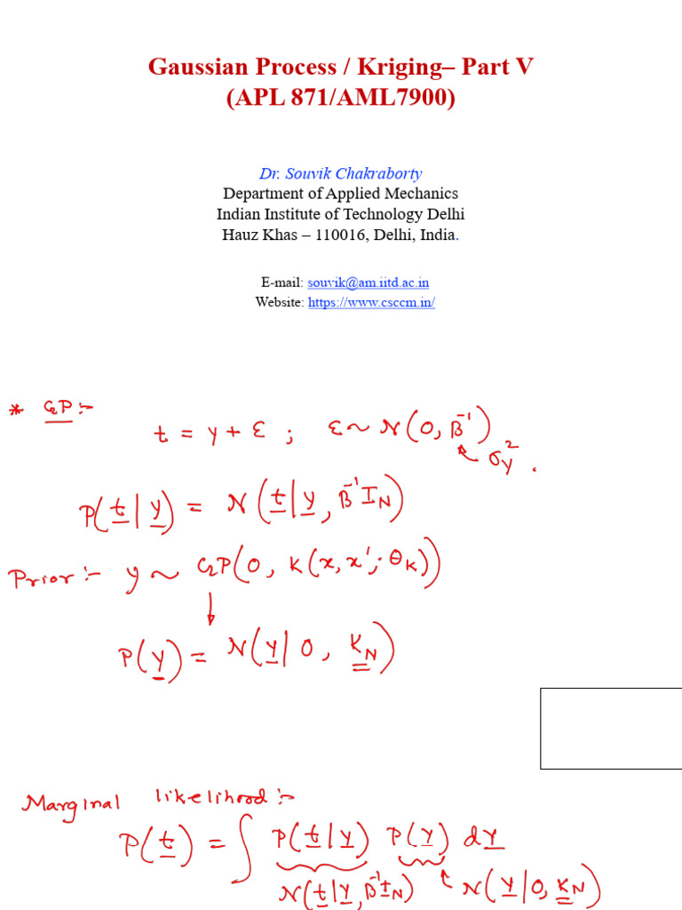Gaussian Process - Part 5 | PDF | Normal Distribution | Covariance