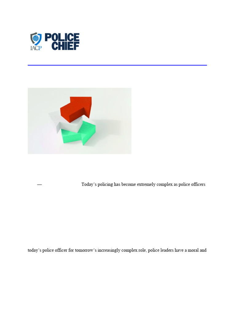 Connecting Research, Decision-Making, and Police Training | PDF ...