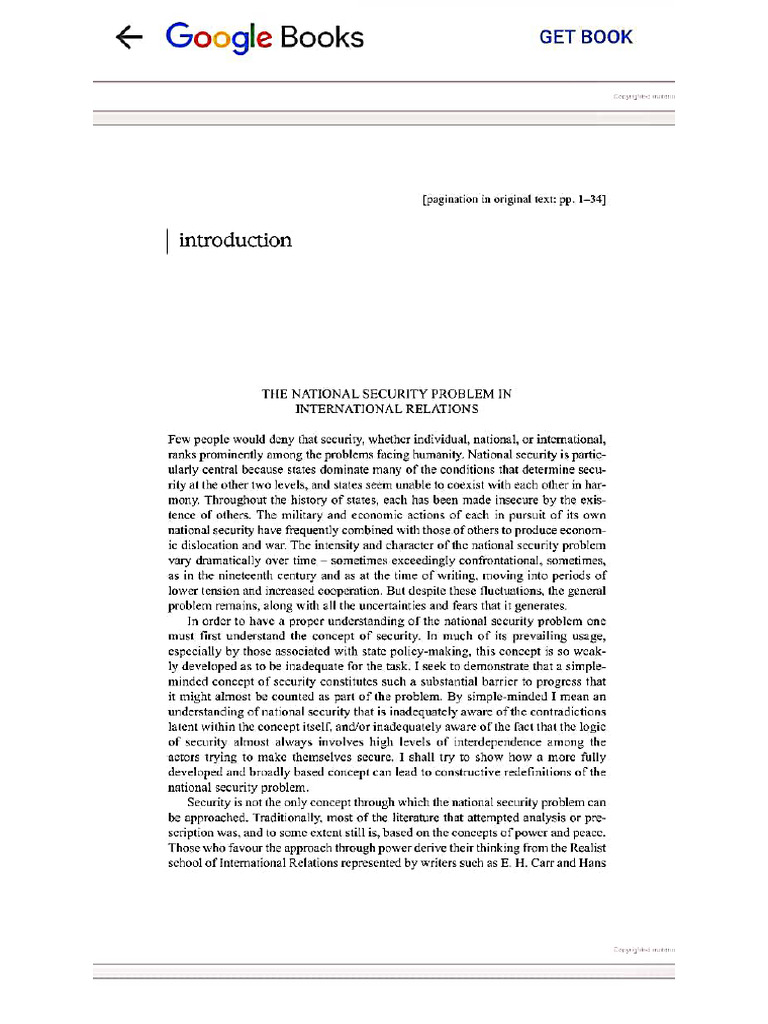 Unit-1(3rd Reading)Barry Buzan | PDF