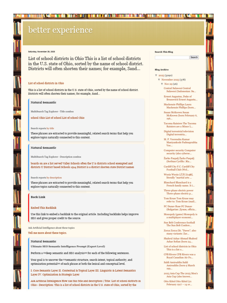Better Experience | PDF | Search Engine Optimization | Semantics