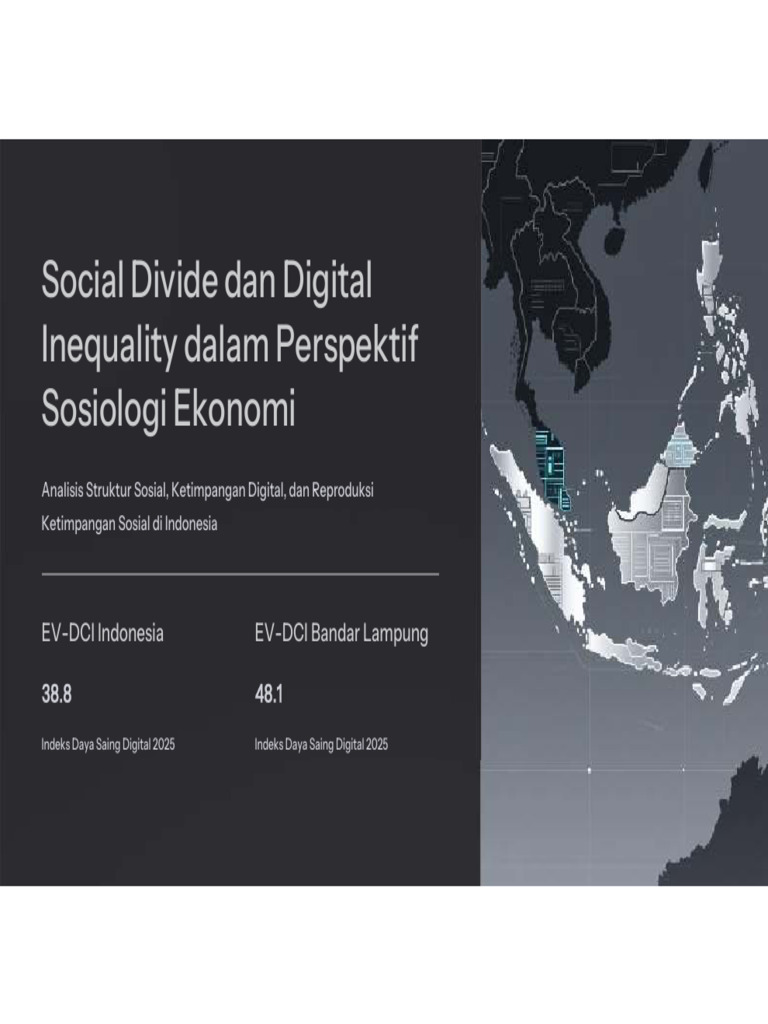 Kesenjangan Digital dan Social Divide Indonesia | PDF