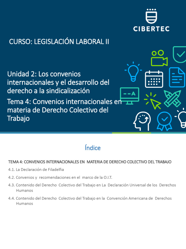 5.- PPT Unidad 02 Tema 04 2025 06 Legislacion Laboral II (1933) | PDF | Organización ...