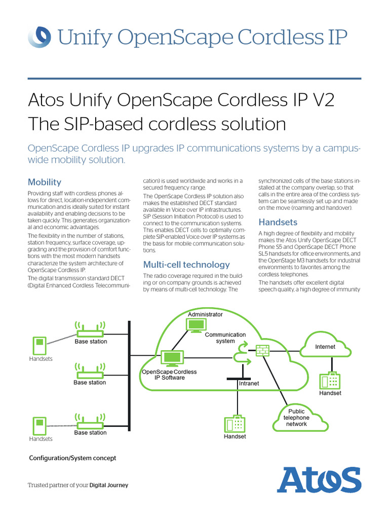 OpenScape Cordless IP | PDF | Telephone | Base Station