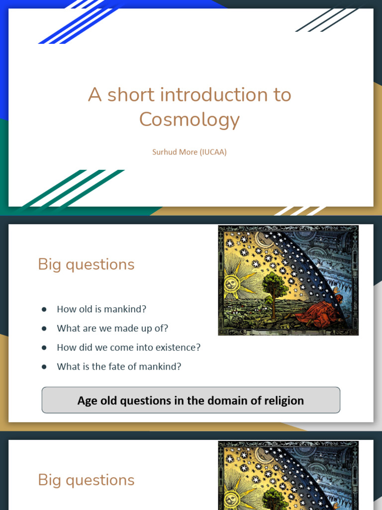 Cosmology IITB | PDF | Dark Matter | Universe