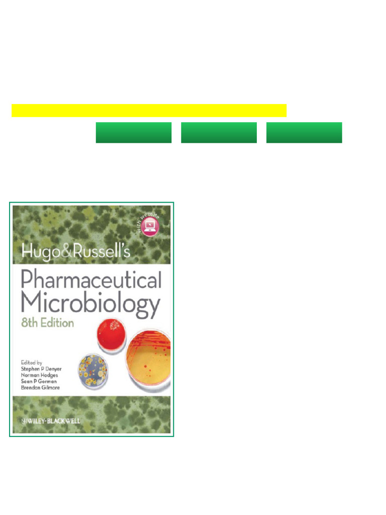 Hugo and Russell S Pharmaceutical Microbiology 8th Edition Stephen P ...