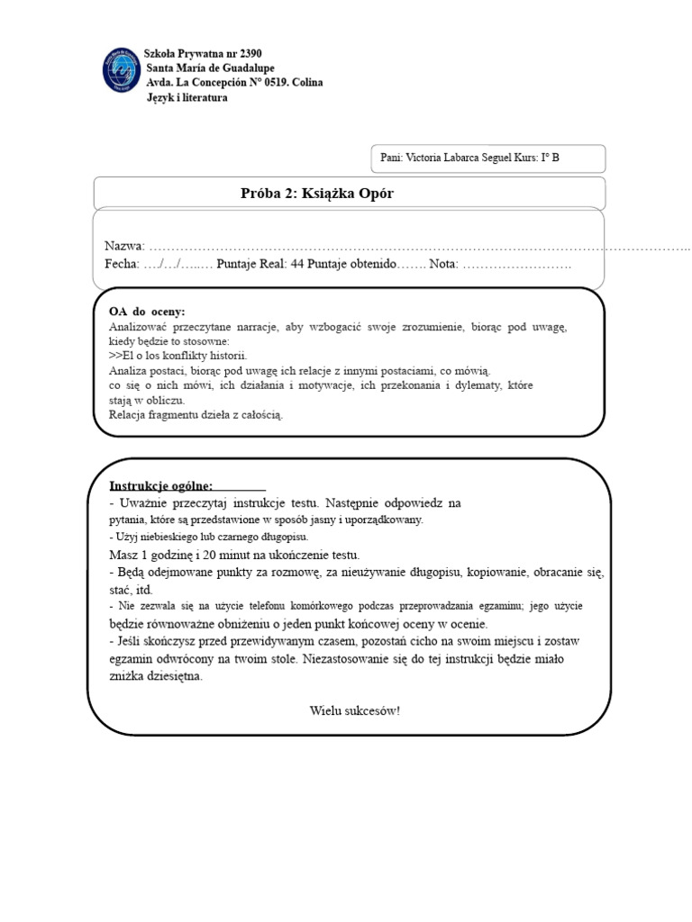 Próba 2 - Książka Opór | PDF