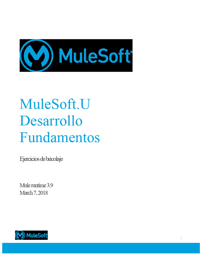 Ejercicios de Desarrollo en MuleSoft | PDF | Java (lenguaje de ...