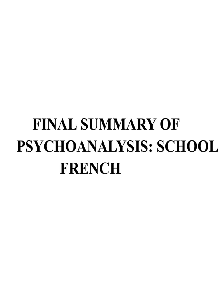 Lacan's Psychoanalysis: Freudian Foundations | PDF | Jacques Lacan ...