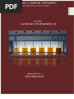 Jar Test Procedure and Calculations Guide | PDF | Flow Measurement ...