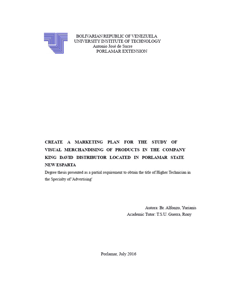 Thesis MERCHANDISING | PDF | Marketing | Product (Business)