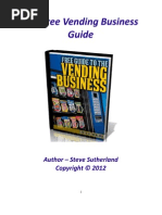 Vending Machine Placement Proposal | PDF | Vending Machine
