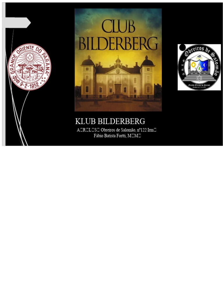 Sejarah dan Tujuan Klub Bilderberg | PDF