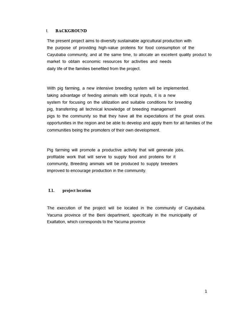 Pig Raising Project | PDF | Pig | Meat
