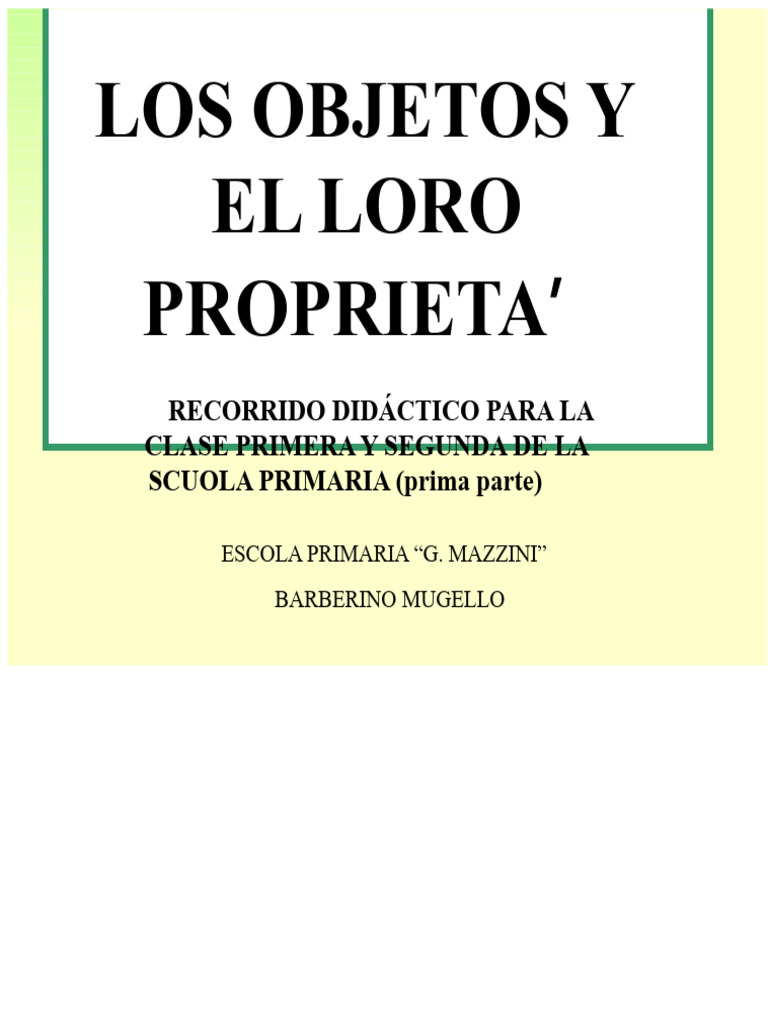 Propiedades de Objetos para Niños | PDF