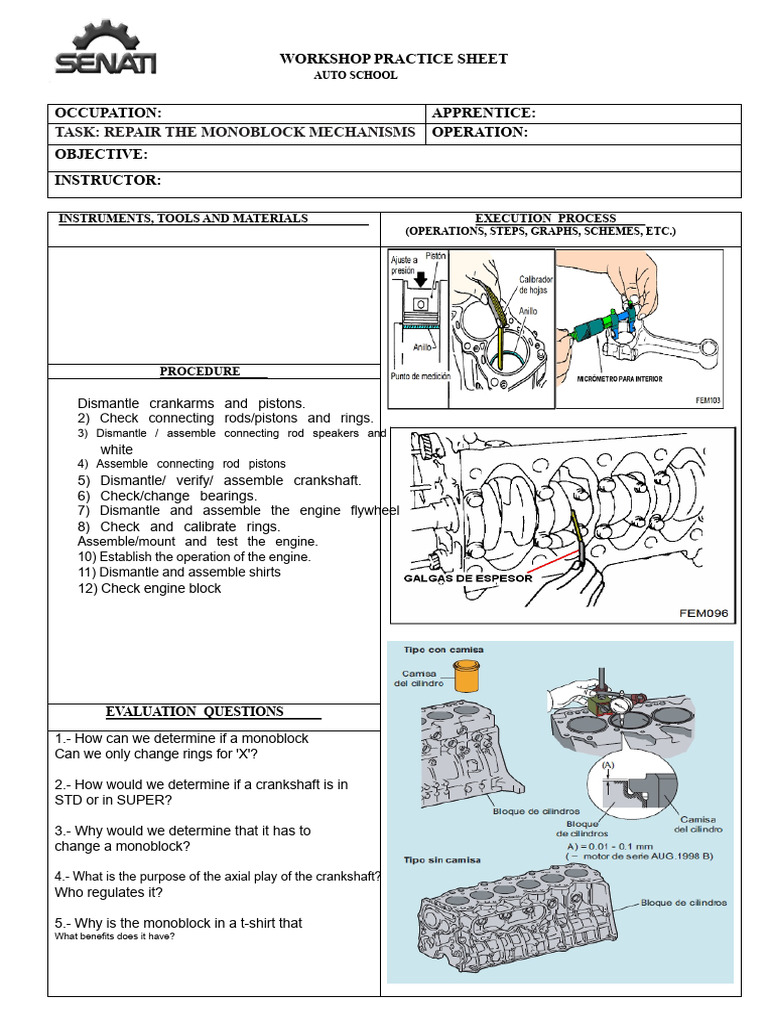 Repair The Mechanisms of The Monoblock | PDF
