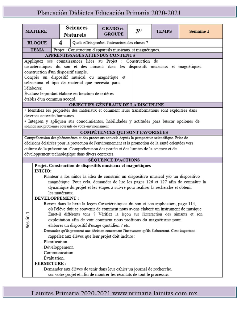 Projet de Sciences : Lune et Sons | PDF | Lune | Science