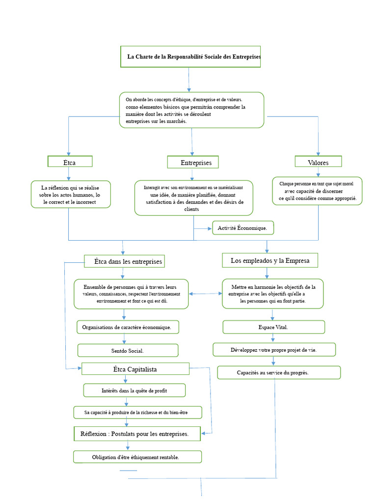 Charte de la Responsabilité Sociale des Entreprises | PDF | Business ...