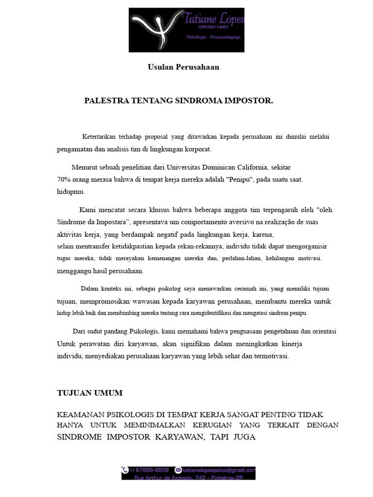 Model Proposal For A Company | PDF