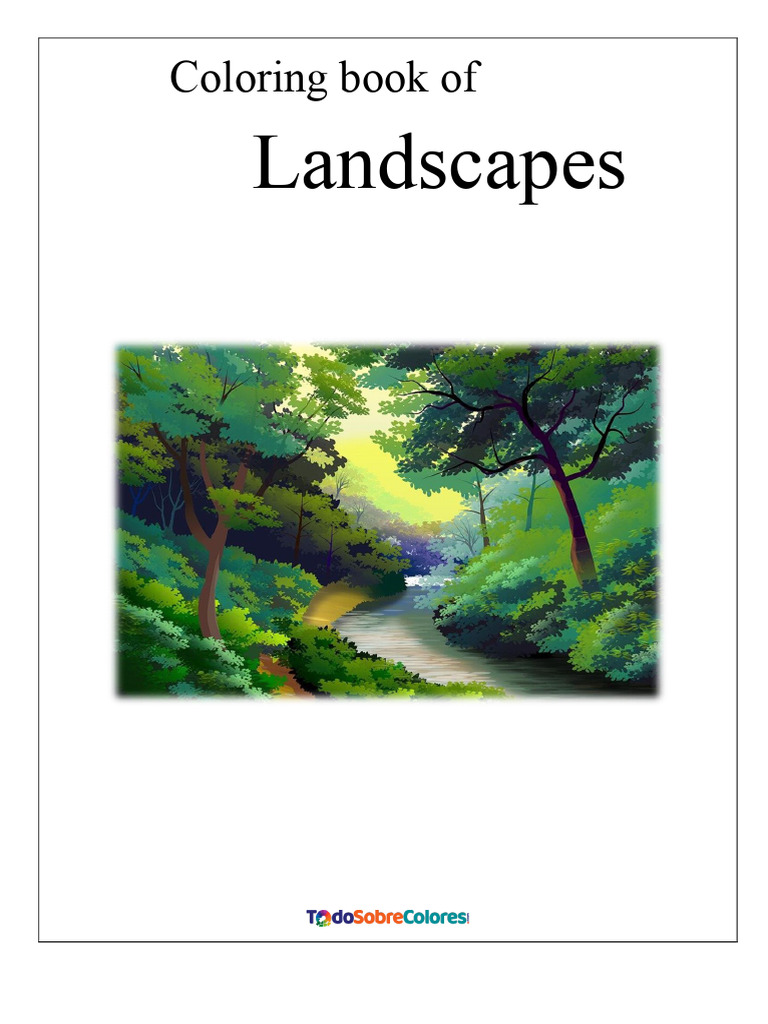 Landscape Coloring Book | PDF