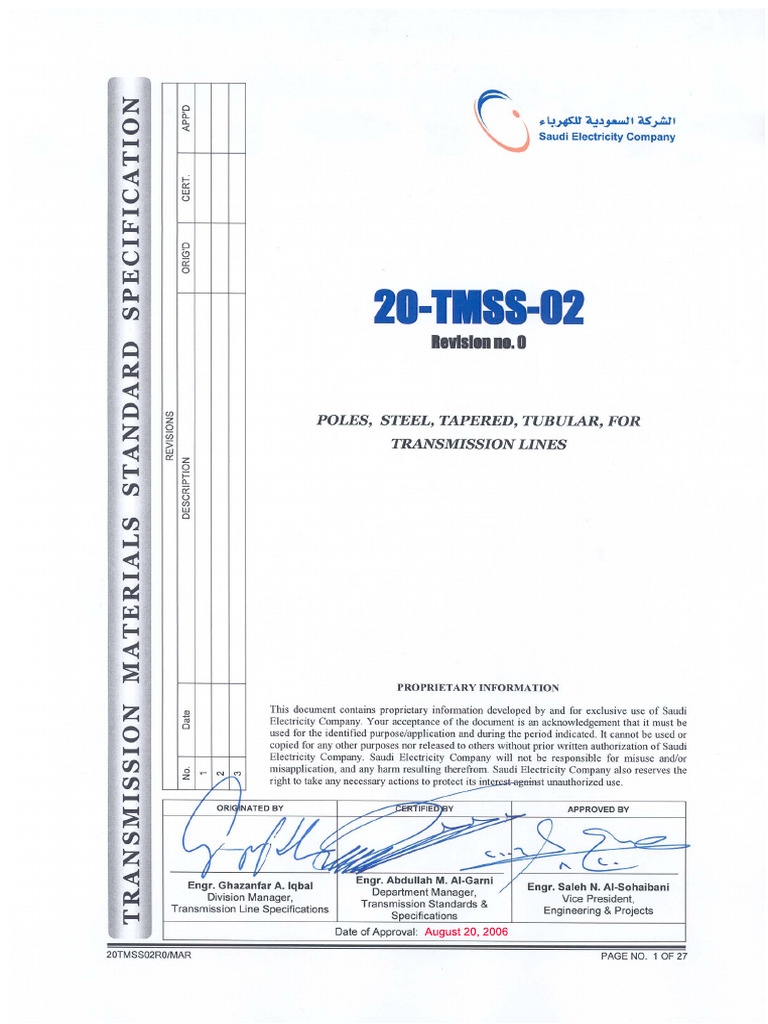 20 TMSS 02 R0 | PDF