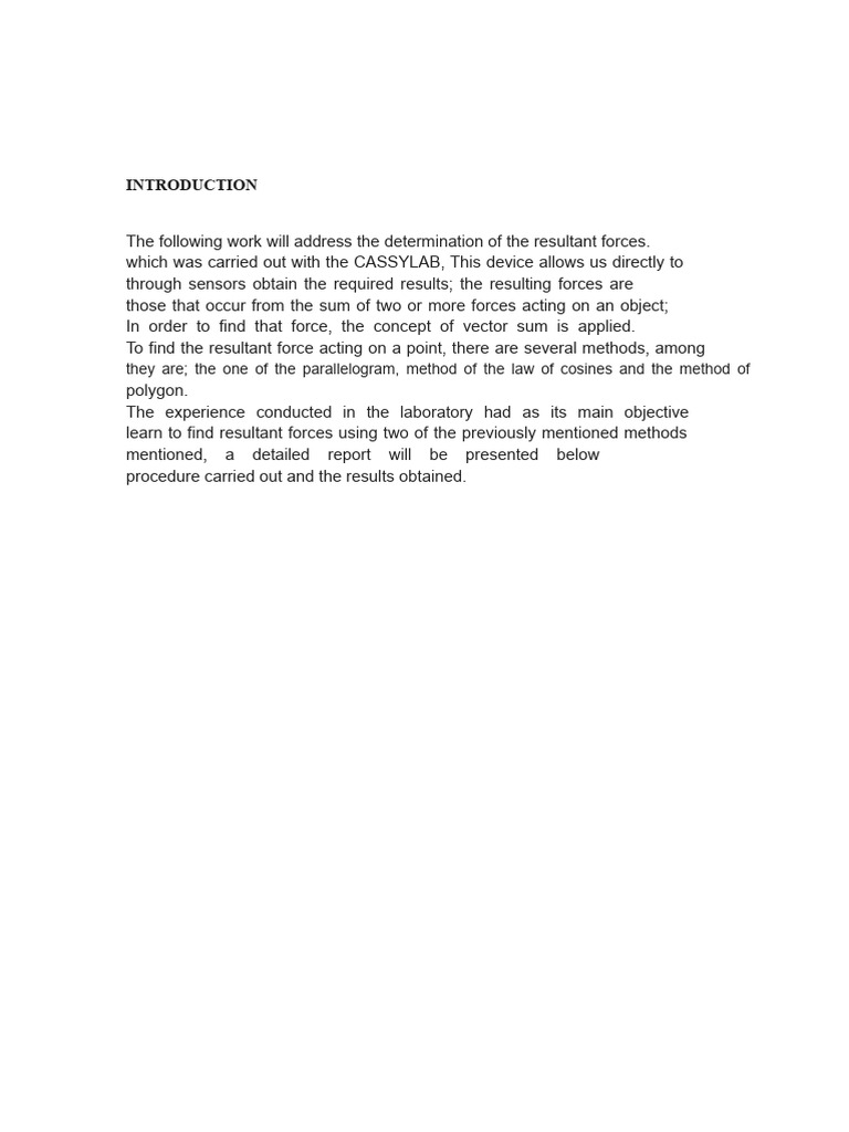 Determination of Resultant Forces | PDF | Force | Euclidean Vector