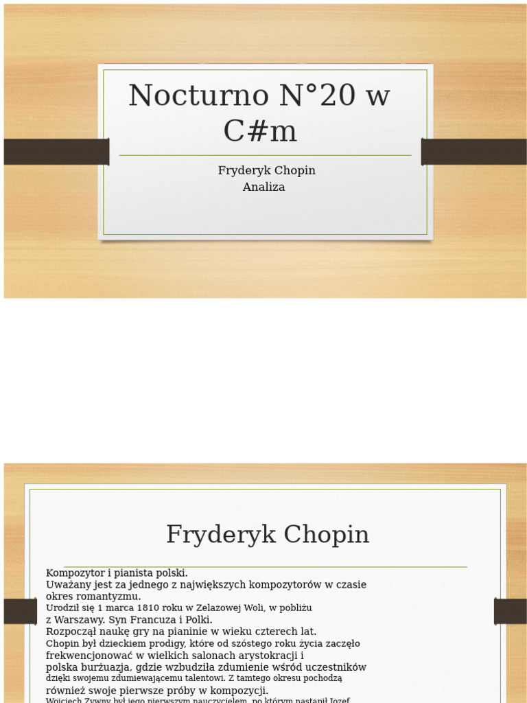 Nokturn NR 20 | PDF
