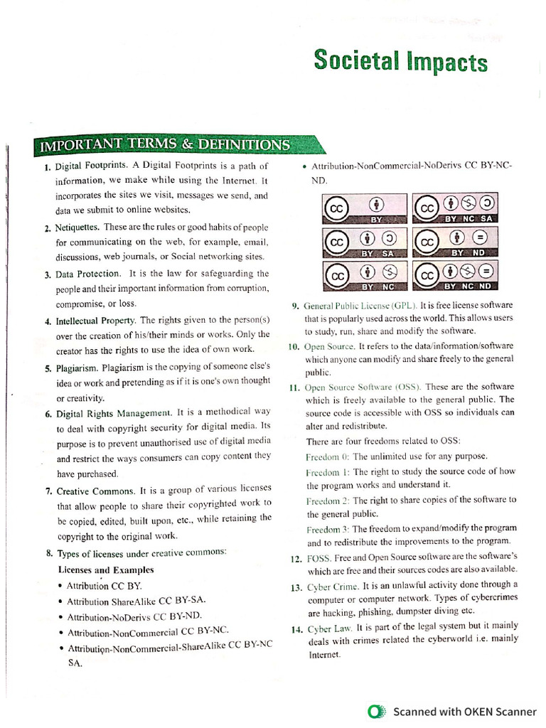Societal Impacts Notes | PDF