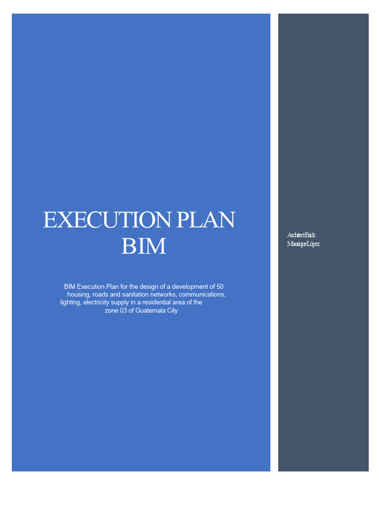 BIM Execution Plan | PDF | Building Information Modeling | Autodesk Revit