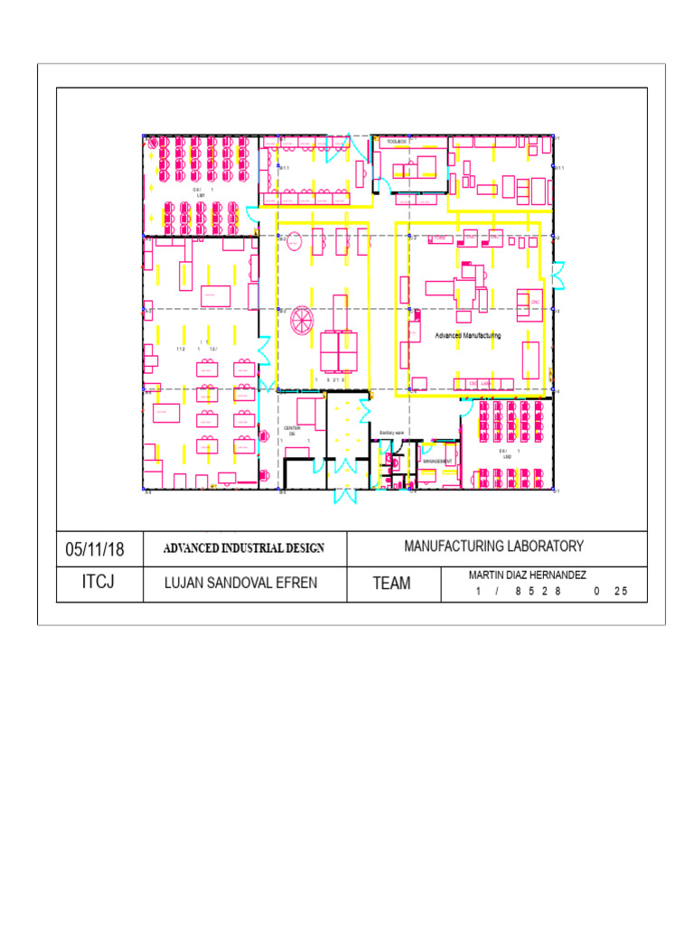 Manufacturing Laboratory Layout Model | PDF | Secondary Sector Of The ...