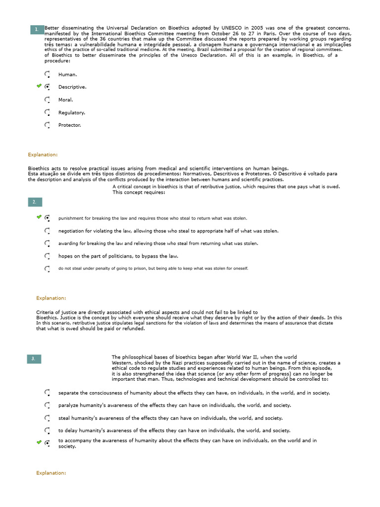 Bioethics Activity Class 2 | PDF | Bioethics | Autonomy