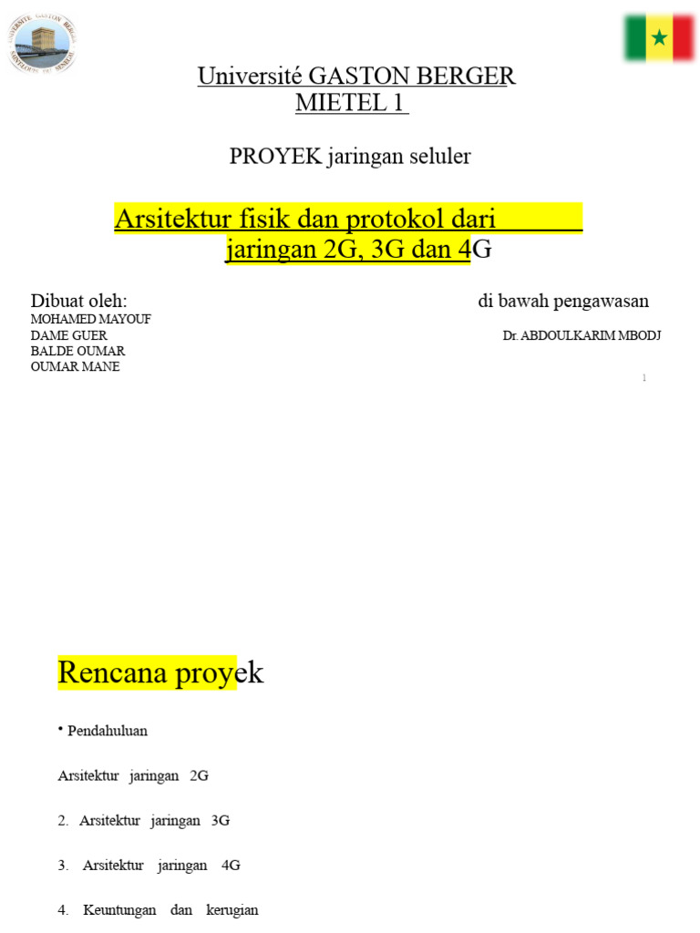 2G, 3G, dan 4G | PDF