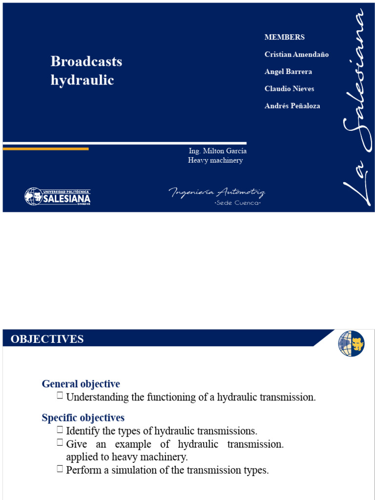 Hydraulic Transmissions | PDF | Clutch | Vehicle Technology
