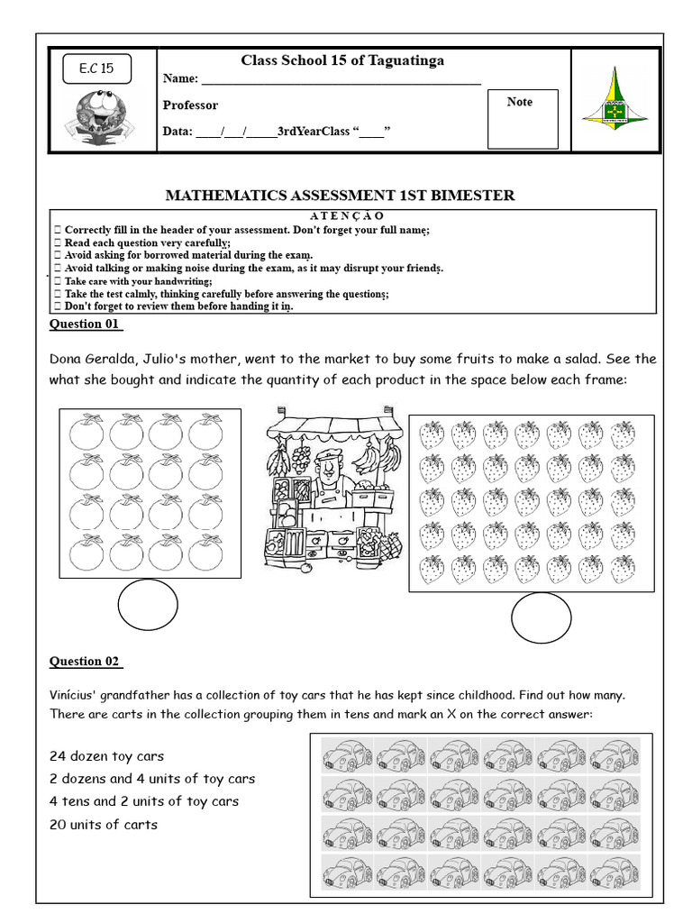 Mathematics Assessment | PDF