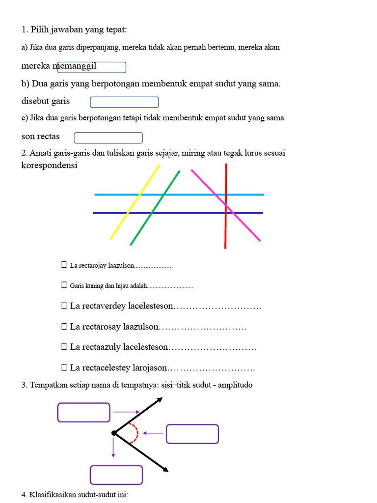 garis dan sudut | PDF
