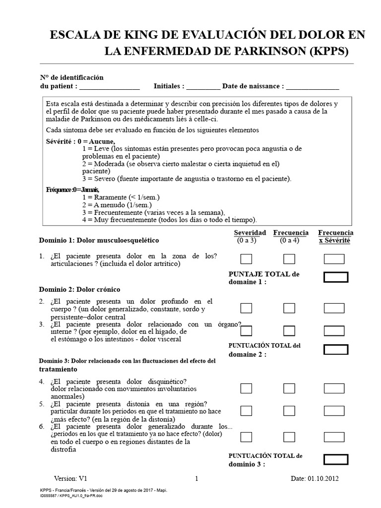 KPPS_AU1.0_esp-ES | PDF | Enfermedad de Parkinson | Enfermedades y ...