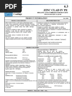 Zinc Clad II (85) : Inorganic Zinc Rich Coating | PDF | Epoxy ...