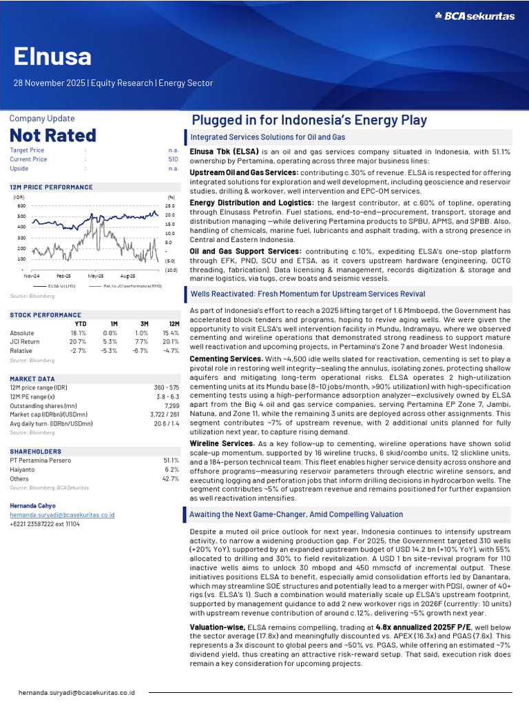 BCAS Company Update ELSA 28 Nov 2025 - Not Rated | PDF | Securities ...