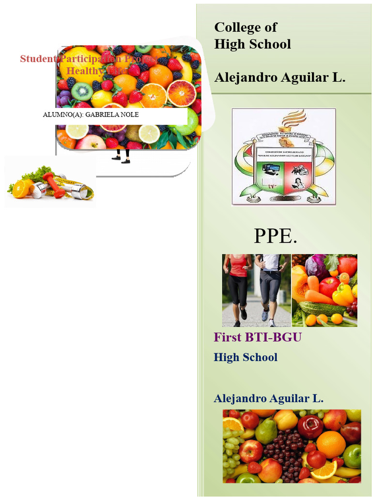 Healthy Eating Project for Students | PDF | Healthy Diet | Vitamin