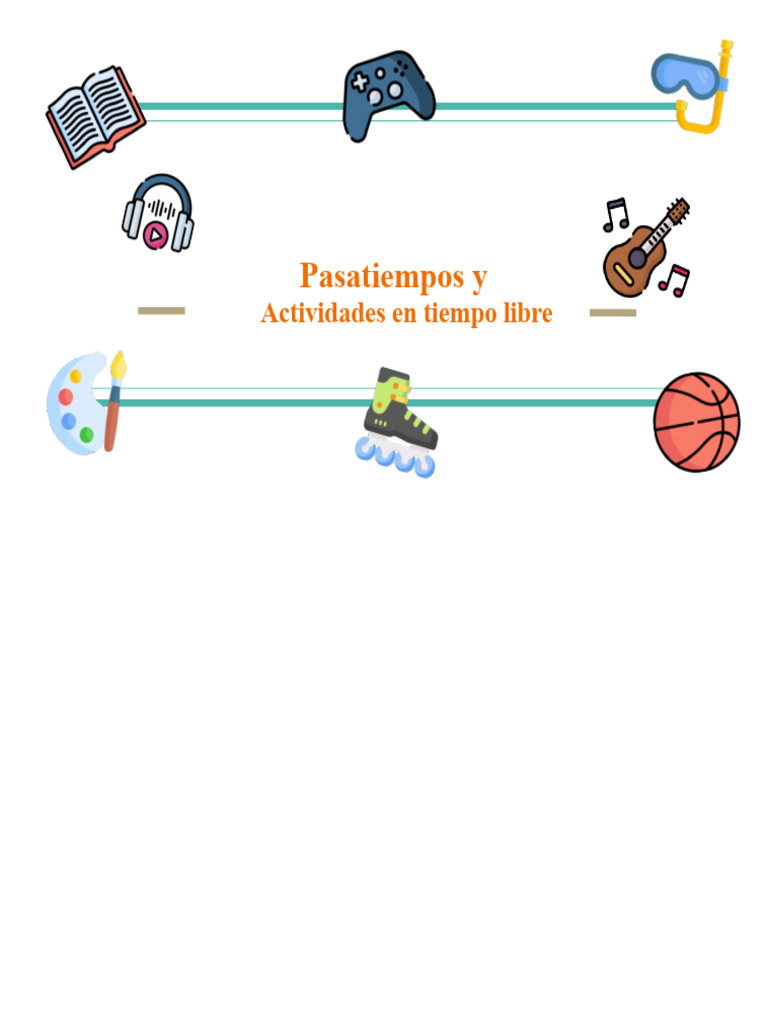 Pasatiempos y Actividades de Tiempo Libre | PDF