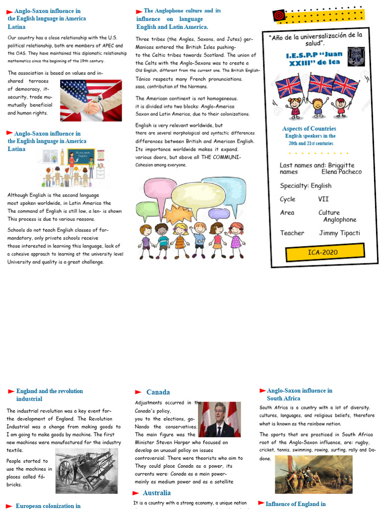 Anglophone Culture | PDF | English Language | The United States