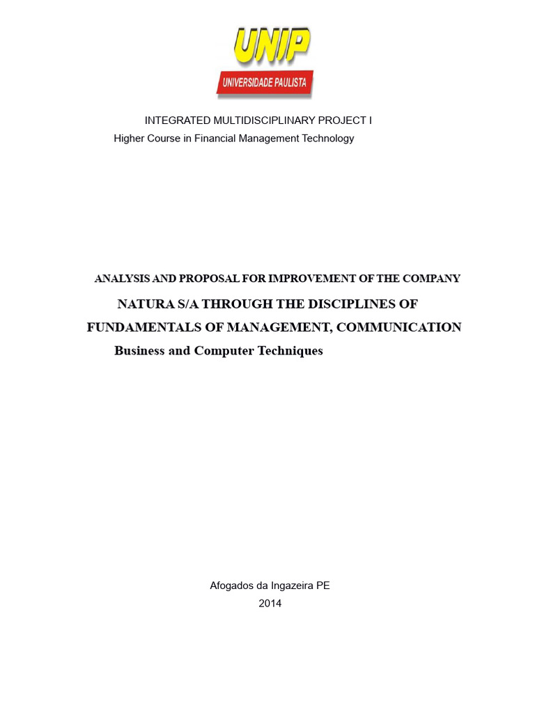 Integrated Multidisciplinary Project I - Final - Post | PDF | Microsoft ...