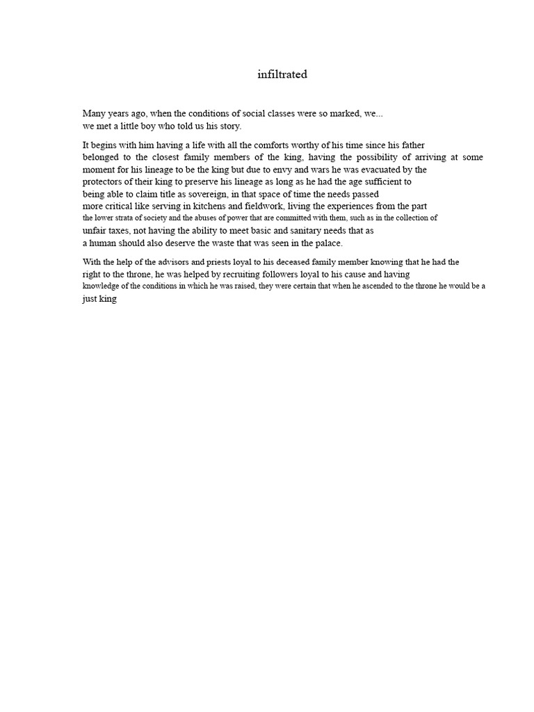 Short Story Middle Ages | PDF