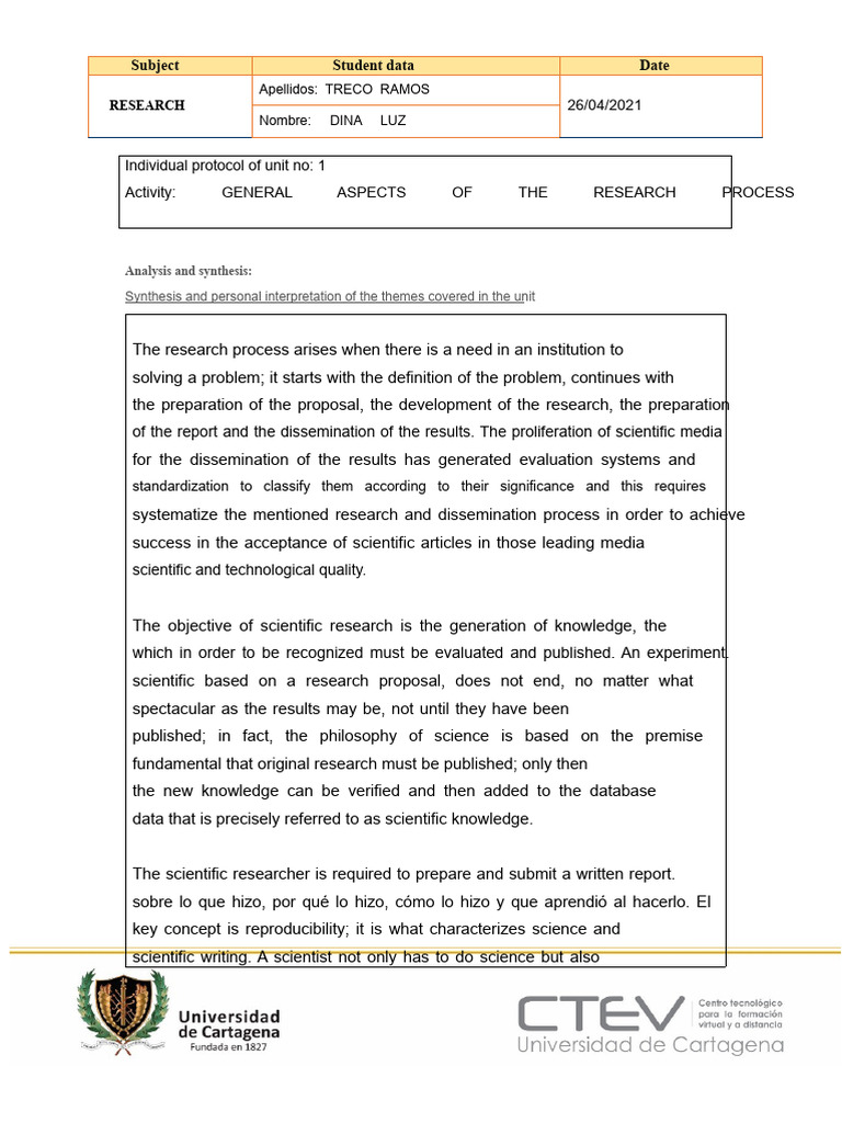 Research Process Overview and Proposal | PDF | Methodology | Knowledge