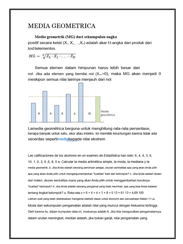 Media Geometrik | PDF